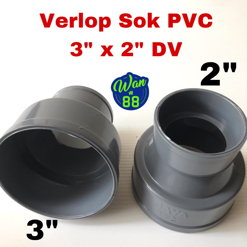 Jual Verlop Sok PVC 3”x2” DV Jaya / Reducer | Shopee Indonesia
