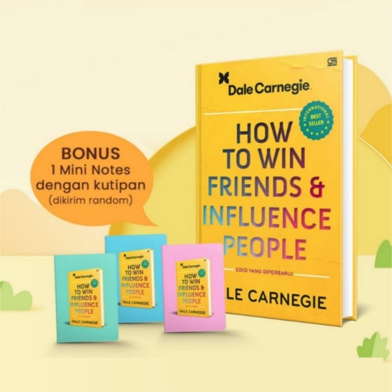 Jual Buku How to Win Friends and Influence People Edisi yang Diperbarui Hard Cover Dale Carnegie ...