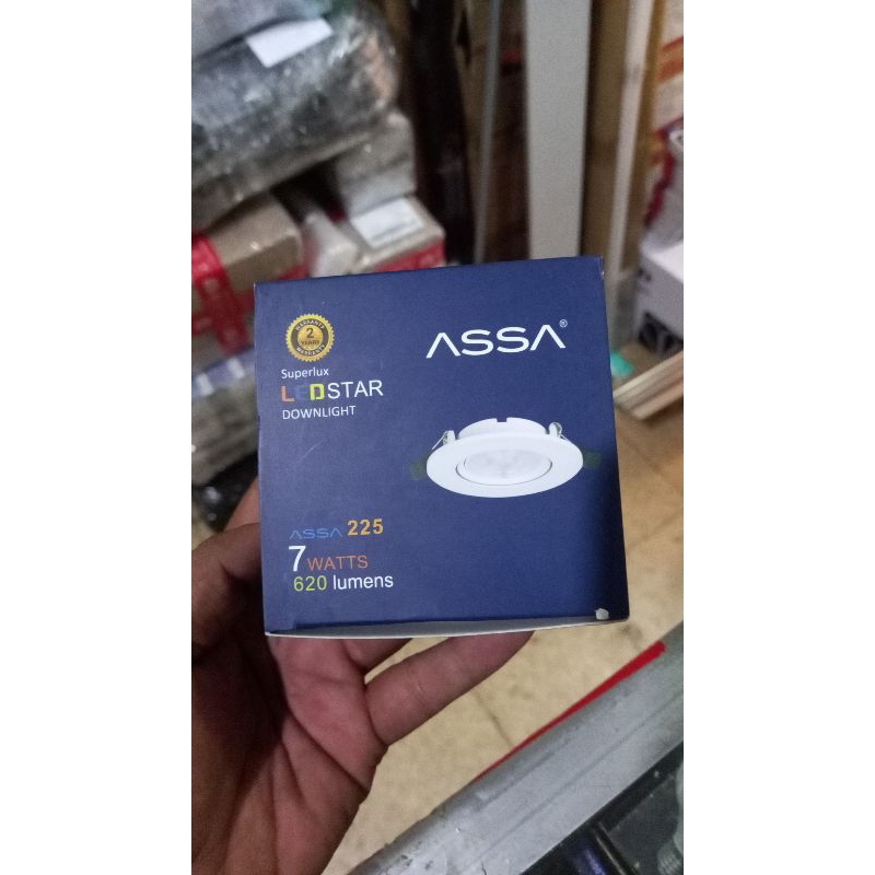 Jual lampu downlight led cob 7w putih/natural/kuning Assa.spotlight ...