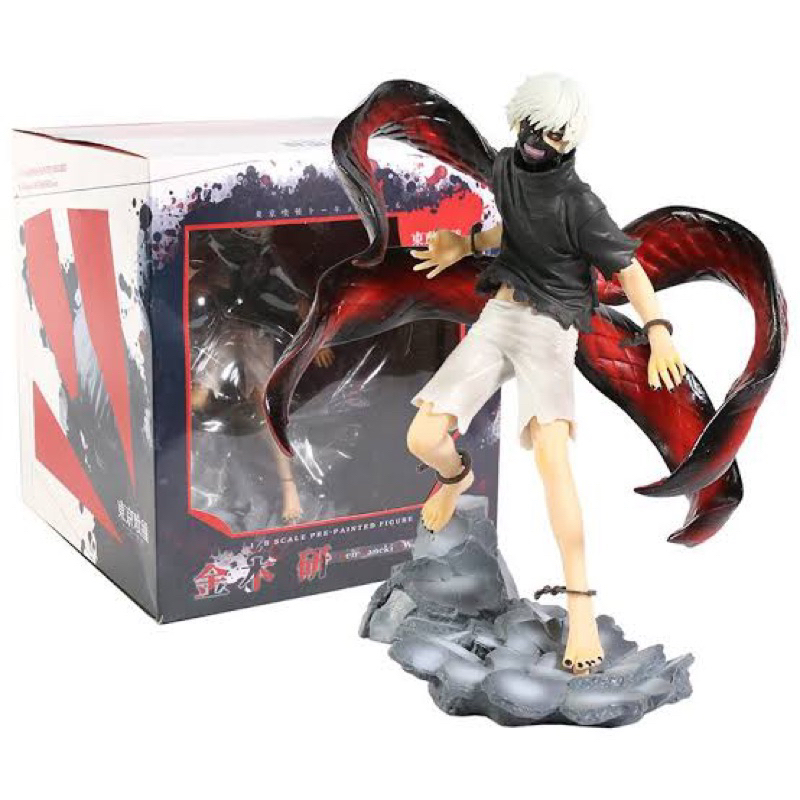 Jual action figure tokyo ghoul model statue ken kaneki box | Shopee ...