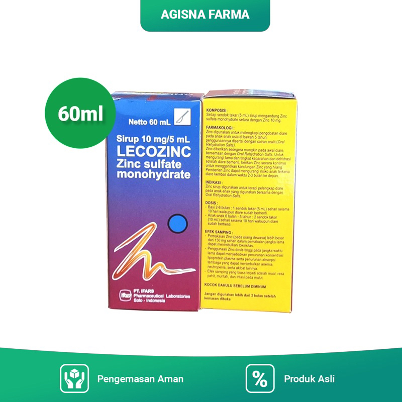 Jual Lecozinc syrup 60ml | Shopee Indonesia
