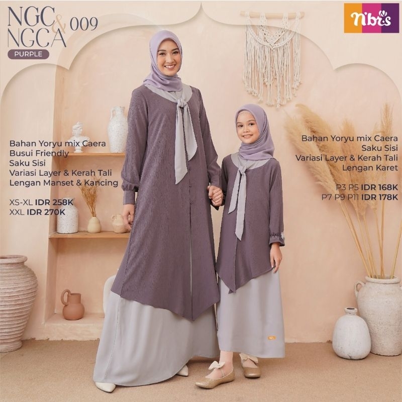 Jual Gamis Couple NIBRAS NGC 009 dan NGCA 009 | Shopee Indonesia
