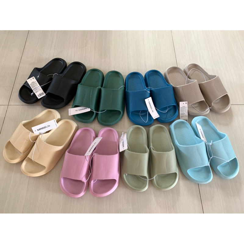 Jual sandal miniso lightweight bathroom Slippers sendal rumahan ringan ...