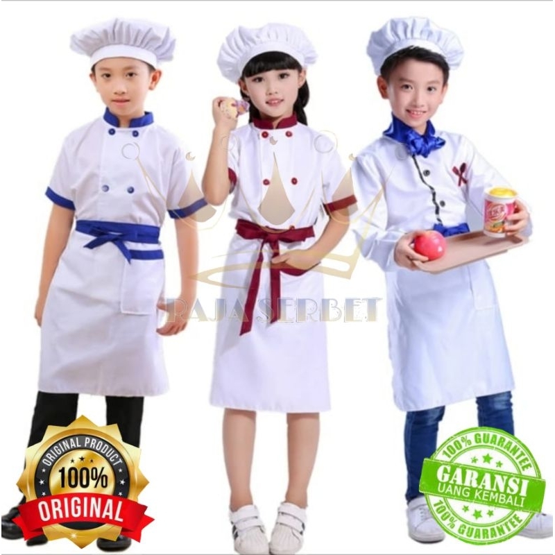 Jual Topi Koki Anak/ Topi Chep Anak Tk- SMP Warna Putih | Shopee Indonesia