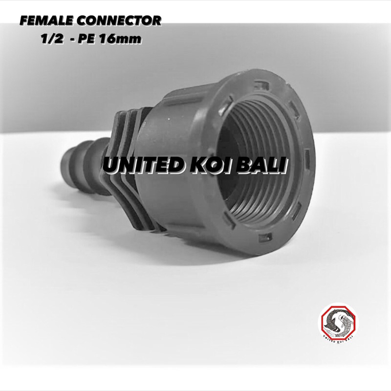 Jual FEMALE THREAD CONNECTOR 1/2 inch ke SELANG PE 16 mm | Shopee Indonesia