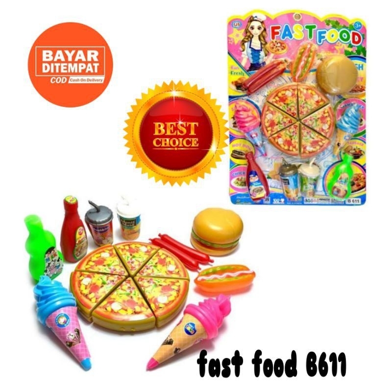 Jual Mainan Pizza Fast Food | Shopee Indonesia