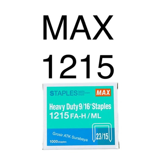 Jual ISI STAPLES MAX No 1215 / 2315 / Isi Hekter Max No 1215 Original Asli | Shopee Indonesia
