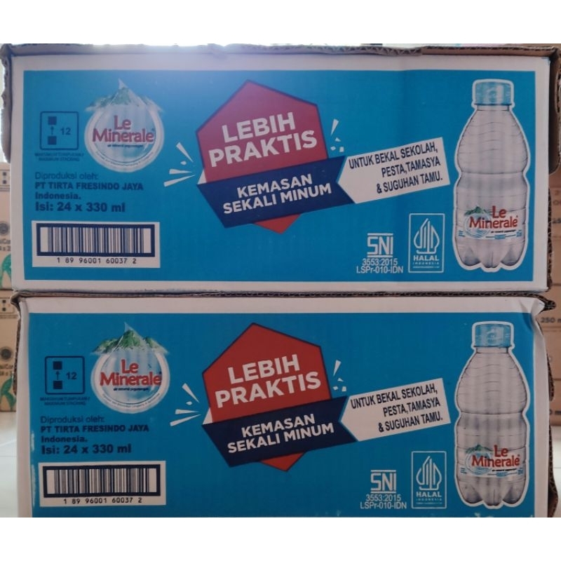 Jual surabaya le minerale botol 330ml air minum mineral 330 ml | Shopee Indonesia