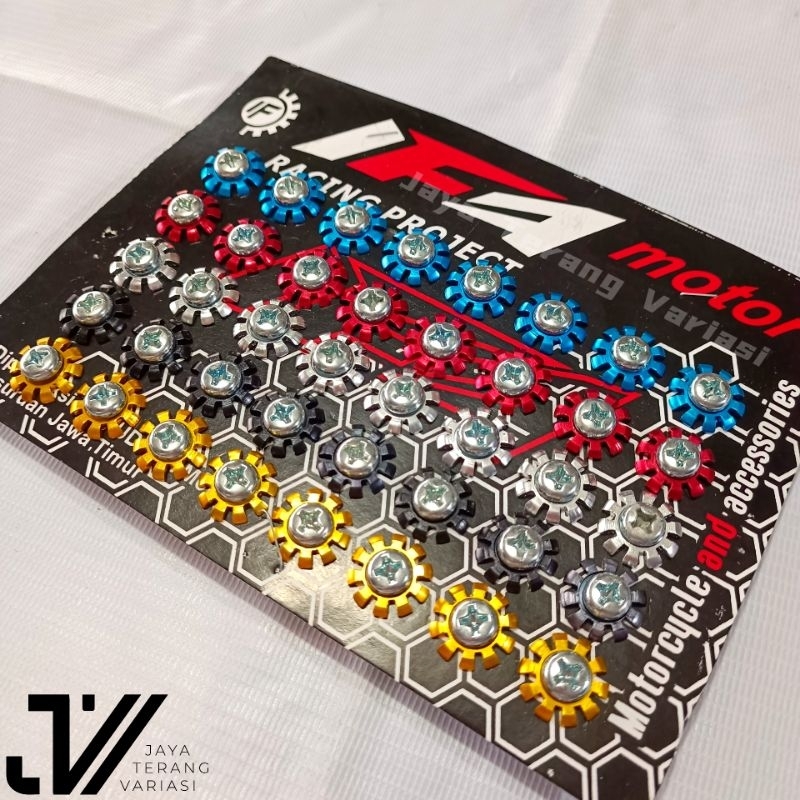 Jual BAUT PLAT NOMER UNIVERSAL MODEL BUNGA ALMINI | Shopee Indonesia