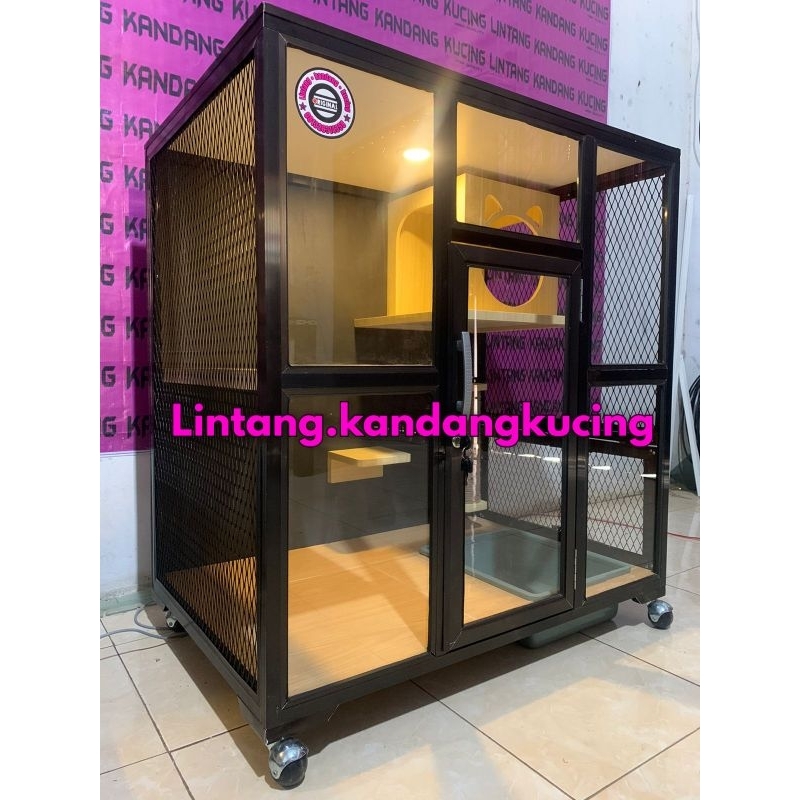 Jual Kandang Kucing Aluminium Minimalis Cat Aquarium Cat Home Rumah ...