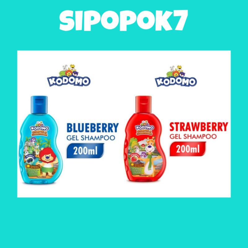 Jual KODOMO Shampoo & Conditioner Strawberry blueberry 200 ml | Shopee Indonesia