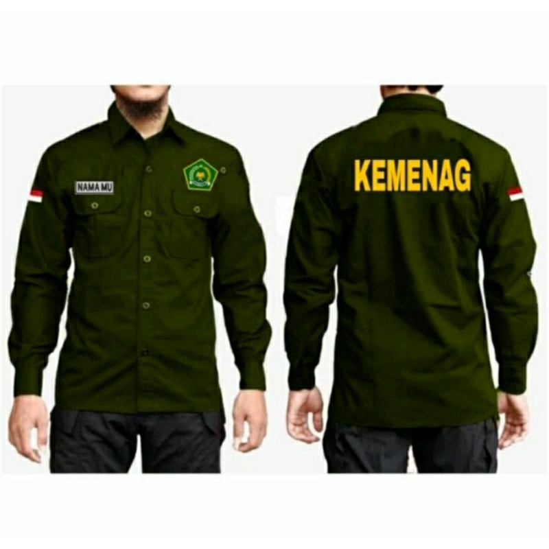 Jual kemeja kemenag Seragam Kemeneg baju kemenag pdh kementrian agam ...