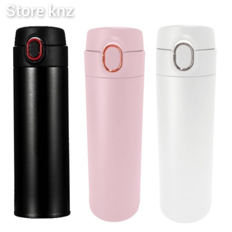 Jual Miniso Botol Minum Stainles Stell Water Bottle with one-touch flip Top Lid (480mL) | Shopee ...