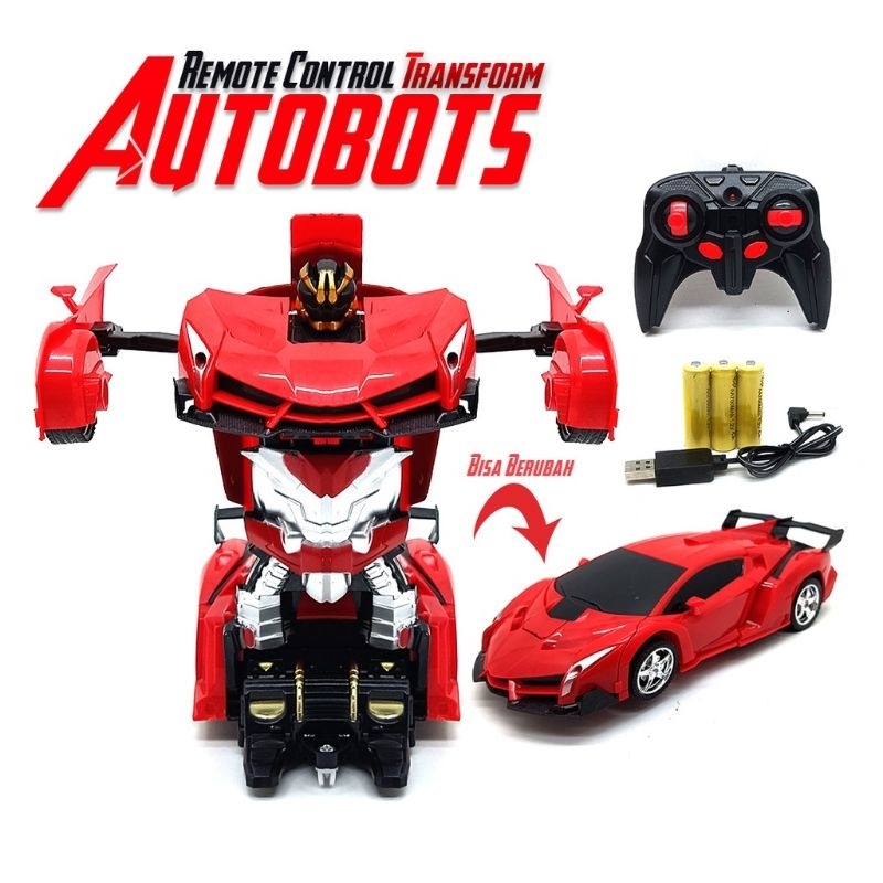 Jual PR-17272 MAINAN ANAK MOBIL REMOTE KONTROL CONTROL BERUBAH ROBOT ...