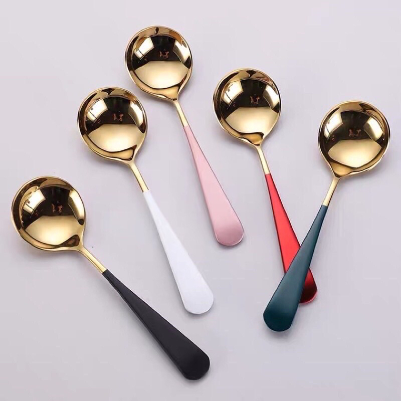 Jual SENDOK BULAT KOREA SUS 304 SENDOK MAKAN SENDOK SUP / SOUP SPOON ...