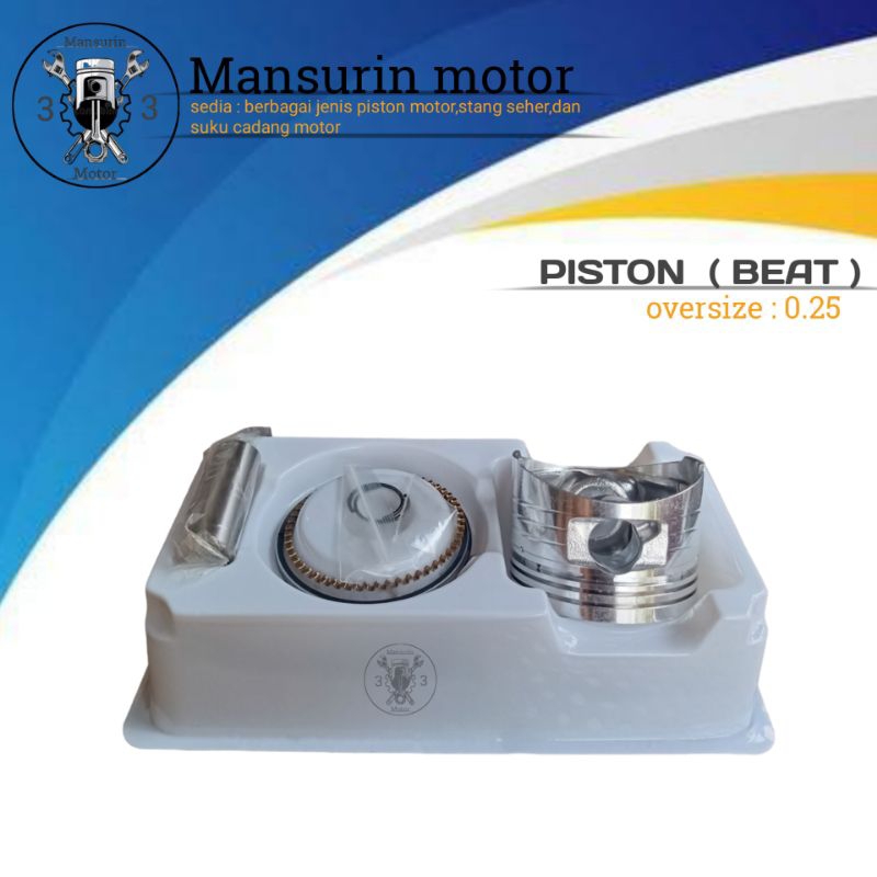 Jual Piston BEAT , SCOOPY /Piston Daisho/piston kualitas Japan | Shopee ...