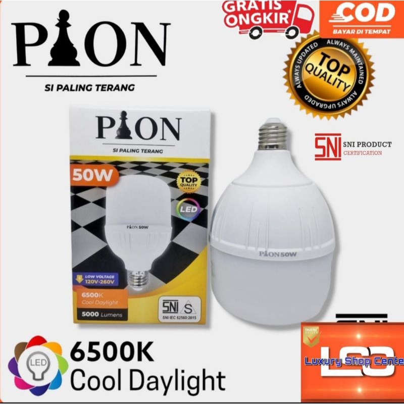 Jual PION Bohlam led Lampu led capsule 50 watt SNI | Shopee Indonesia