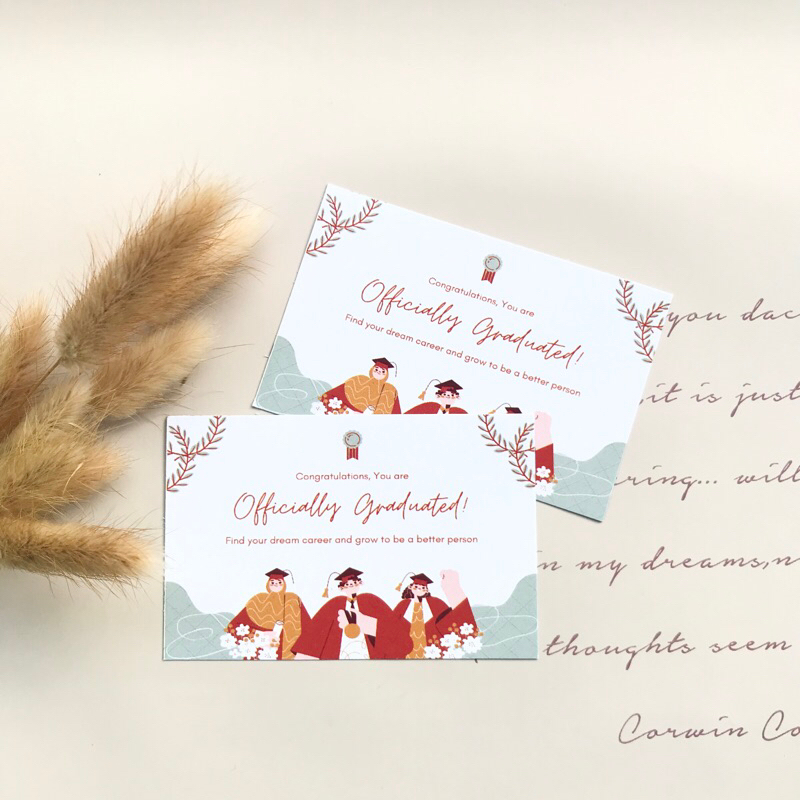 Jual Greeting Card Kosong | Kartu Ucapan Aesthetic | Kartu Ucapan ...
