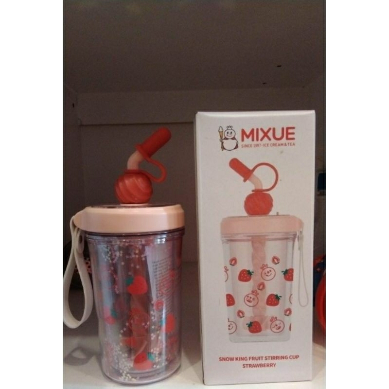 Jual Tumbler Mixue SNOW KING FRUIT STIRRING 400ml | Shopee Indonesia