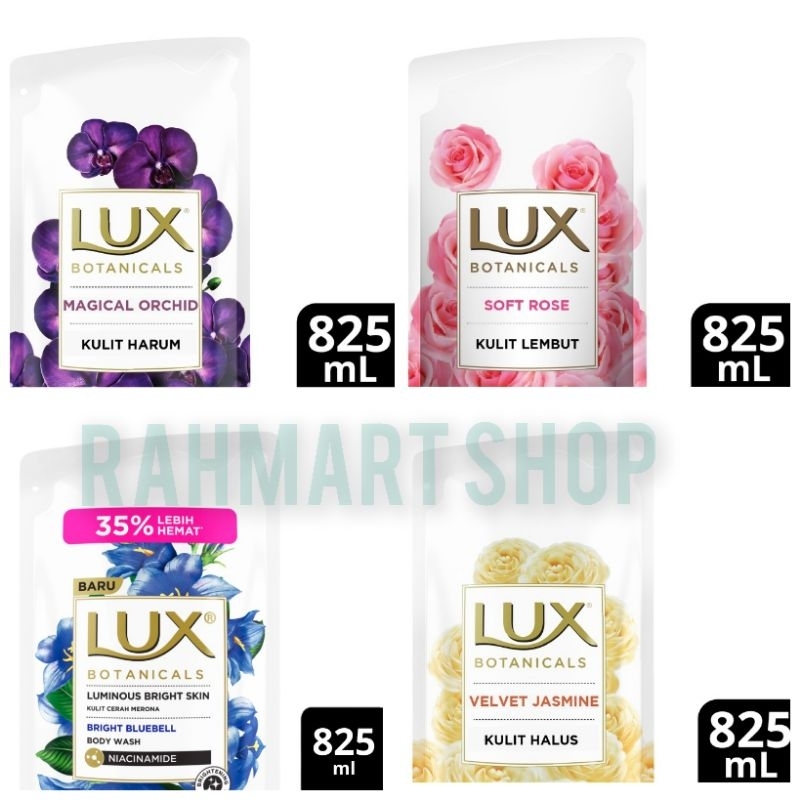Jual LUX Botanicals Body Wash 825ml - Sakura Bloom - Velvet Jasmine - Bright Bluebell - Soft ...
