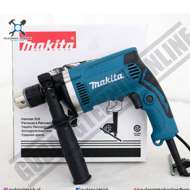 Jual Mesin Bor Beton Kayu Besi Listrik HP1630 MAKITA / Electric Rotary Hammer Drill Bor Listrik ...