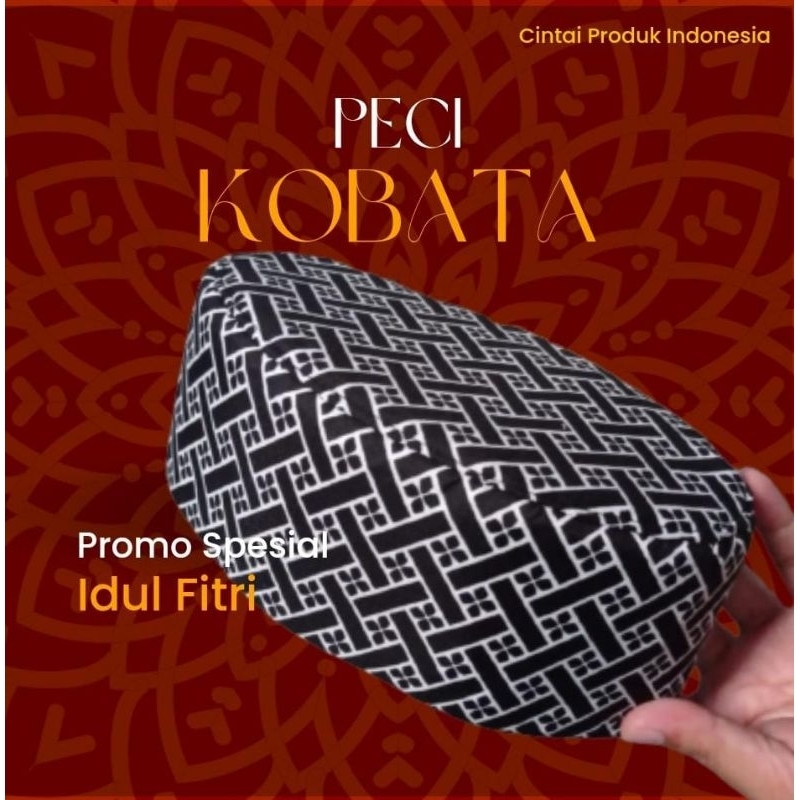 Jual Peci Kobata-Kopyah Anak Sampai Dewasa-Songkok Batik Murah | Shopee ...