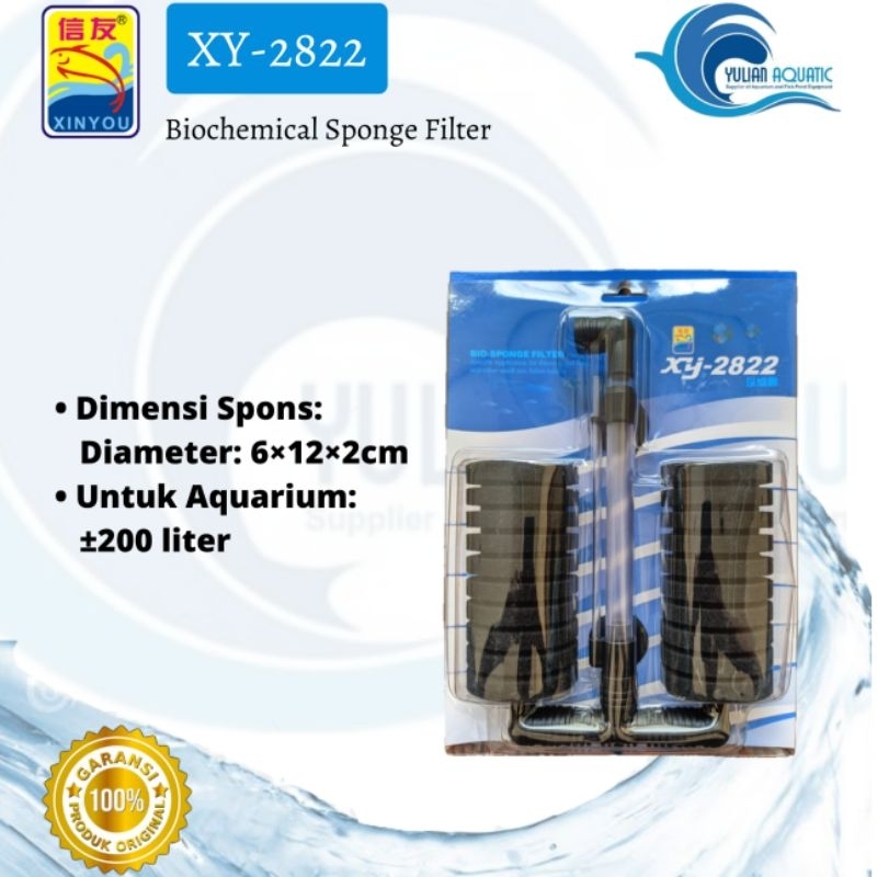 Jual Bio Sponge Filter Xin You XY-2822 Filter Aquarium Aquascape Super ...