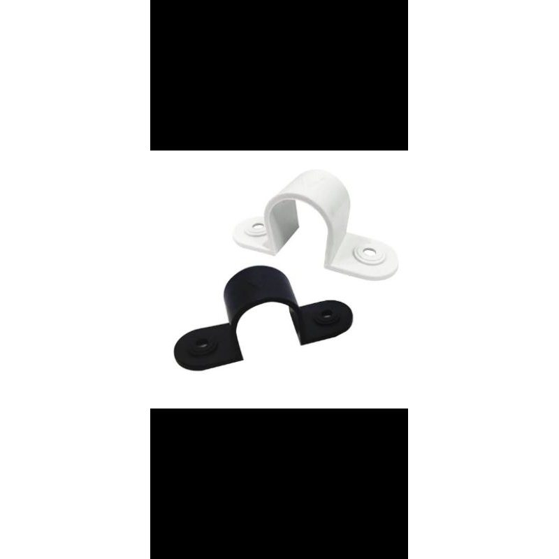 Jual Klem Penjepit Pengait 17mm Omega Pipa Conduit PVC Listrik Air ...