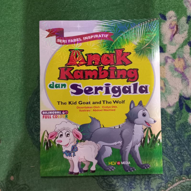 Jual BUKU FABEL CERITA ANAK DAN DONGENG BINATANG BILINGUAL ANAK KAMBING ...