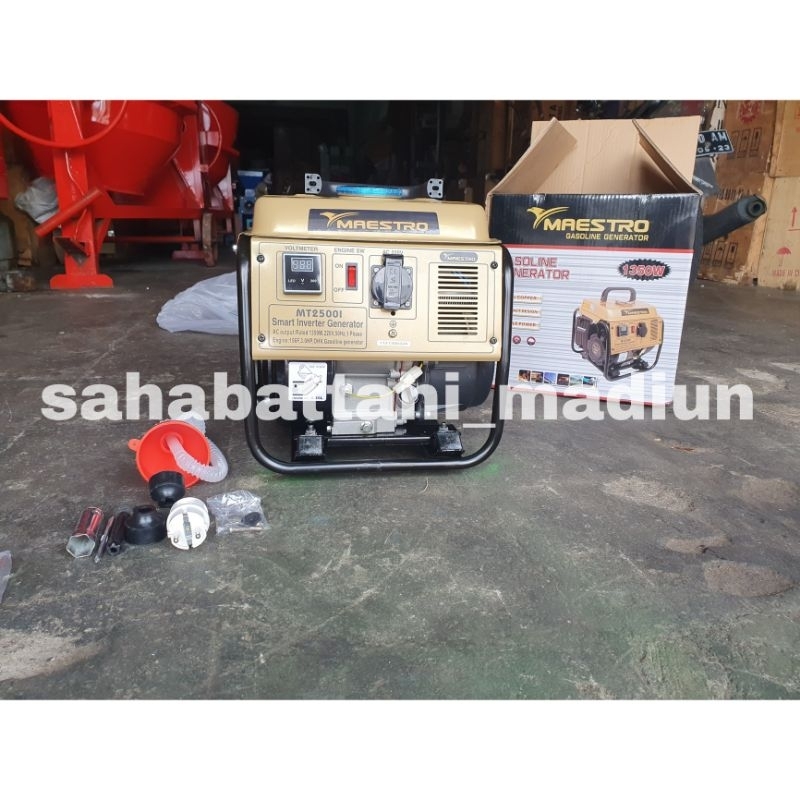 Jual Genset Maestro MT2500I (FULL TEMBAGA) / OUTPUT 1200 watt | Shopee ...