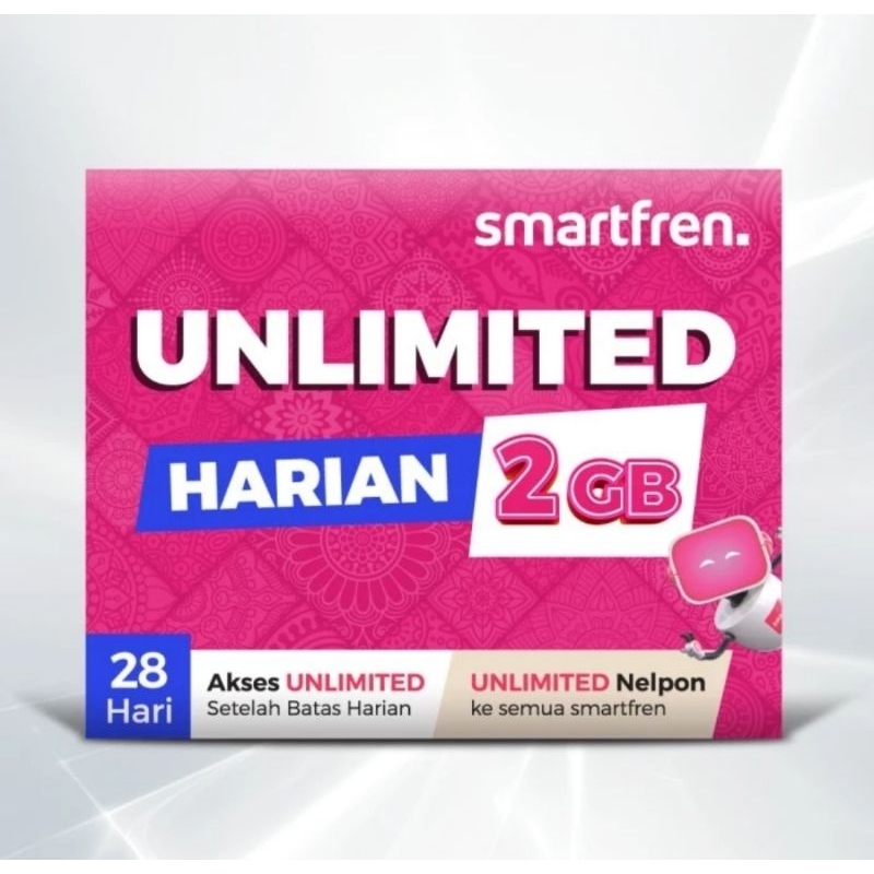 Jual Kartu Perdana Smartfren Maxi Unlimited (FUP 2GB/Hari) | Shopee ...