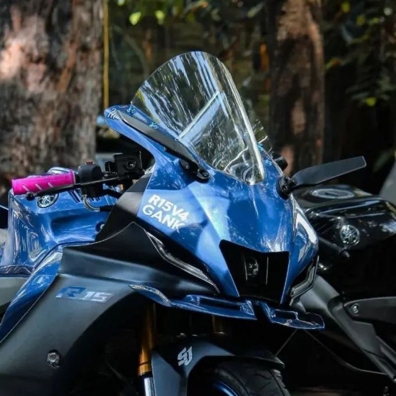 Jual WINDSHIELD R15 SPORTY TYPE V3 & V4 full Jenong,TebaL 3MM + list ...