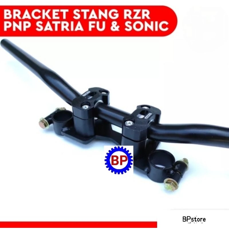 Jual Stang Rzr Satria Fu Dan Sonic Plus Bracket Dudukan Stang Satria Fu ...