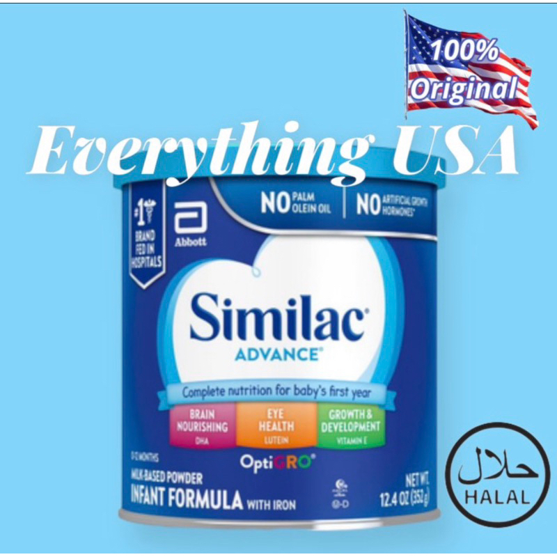 Jual Susu Formula Similac Advance Infant 0-12 bulan 352gram (Import US ...