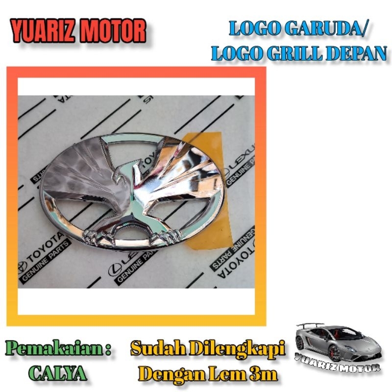 Jual LOGO GRILL DEPAN TOYOTA CALYA ORIGINAL EMBLEM LOGO DEPAN CALYA ...
