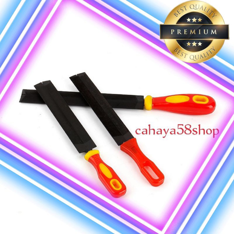 Jual Kikir Besi Flat Segi Tiga Original 8"/200mm / Kikir Flat Multi ...