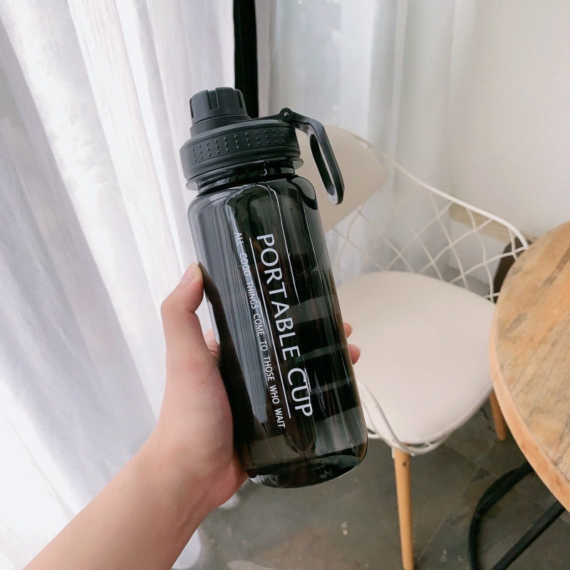 Jual BOTOL MINUM 1 LITER PORTABLE CUP BPA FREE / BOTOL MINUM 1000ML BZ223 / BOTOL OLAH RAGA ...