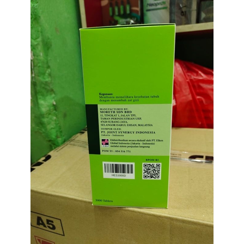 Jual Elken Spirulina isi 3000 tablet BPOM Asli 100% original | Shopee Indonesia