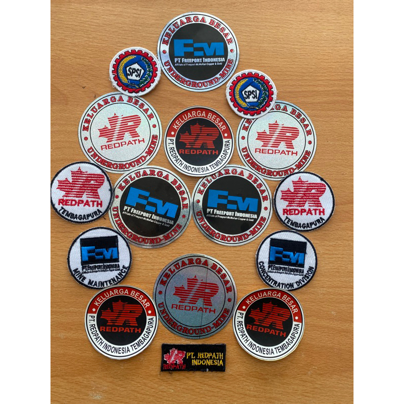 Jual STIKER DAN BORDIRAN PT FREEPORT INDONESIA DAN PT REDPATH INDO ...