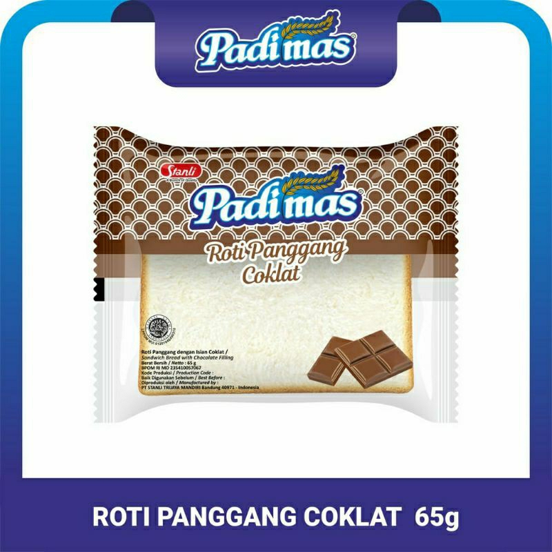 Jual Roti padi mas roti panggang coklat 65g x 2 pc | Shopee Indonesia