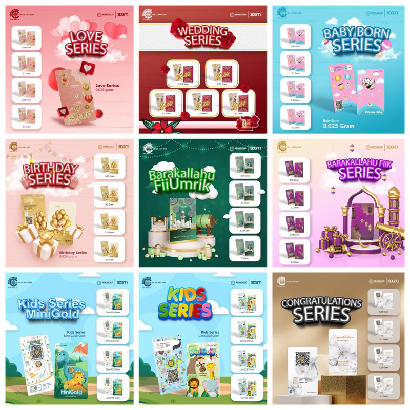 Jual Souvenir Emas Custom Design Minigold Reguler Gift Series Emas ...