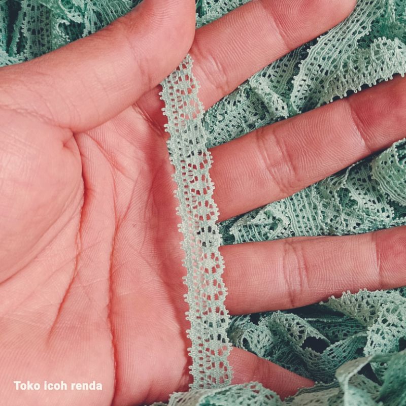 Jual Renda Stretch 1-1.5cm varian warna motif cantik (Per50cm) | Shopee ...
