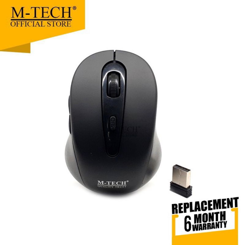 Jual M-Tech Mouse Wireless 2.4Ghz 1200Dpi High Resolution (Garansi ...