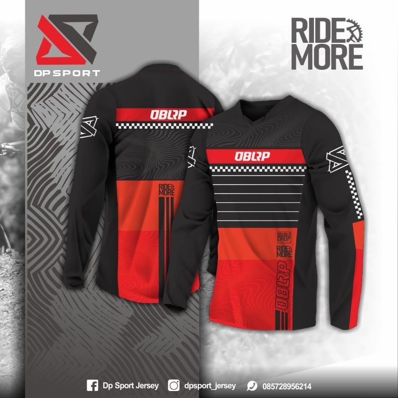 Jual jersey sepeda custom gowes / downhill / enduro / mtb | Shopee ...