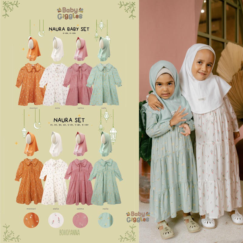Jual BOHOPANNA NAURA SET / Dress Anak Perempuan Raya Collection | Shopee Indonesia