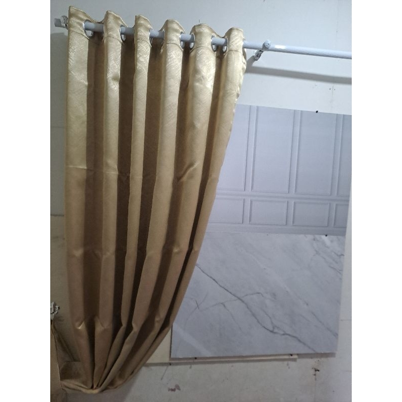 Jual Gorden jendela minimalis warna abu, craem(pesanan po 1 hari ya ...