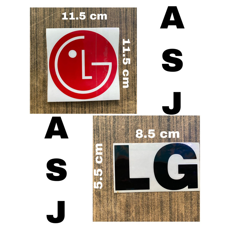 Jual sticker cutting tulisan dan Logo AC LG set | Shopee Indonesia
