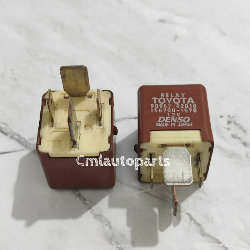 Jual RELAY TOYOTA KAKI 4 12volt 90987-02016 156700-1570 JAPAN | Shopee ...