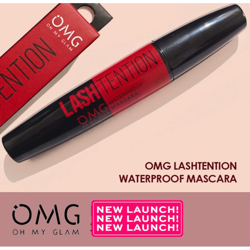 Jual OMG Oh My Glow Lashtention Waterproof Mascara 6,5gr | Shopee Indonesia