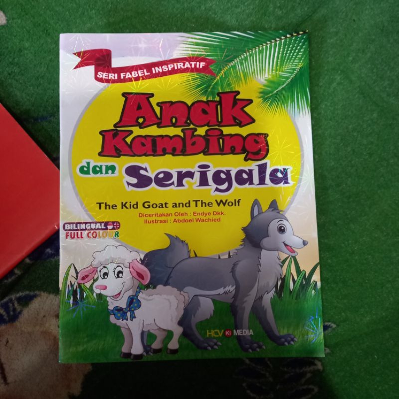 Jual BUKU FABEL CERITA ANAK DAN DONGENG BINATANG BILINGUAL FULL COLOUR ...
